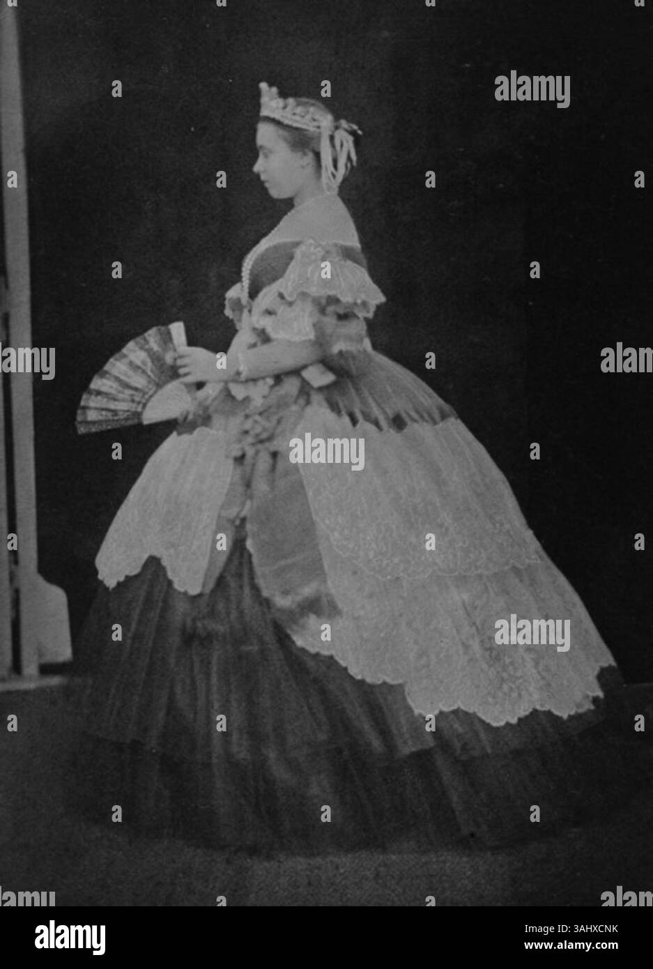 A portrait of Kronprinzessin Victoria, later known as Kaiserin ...