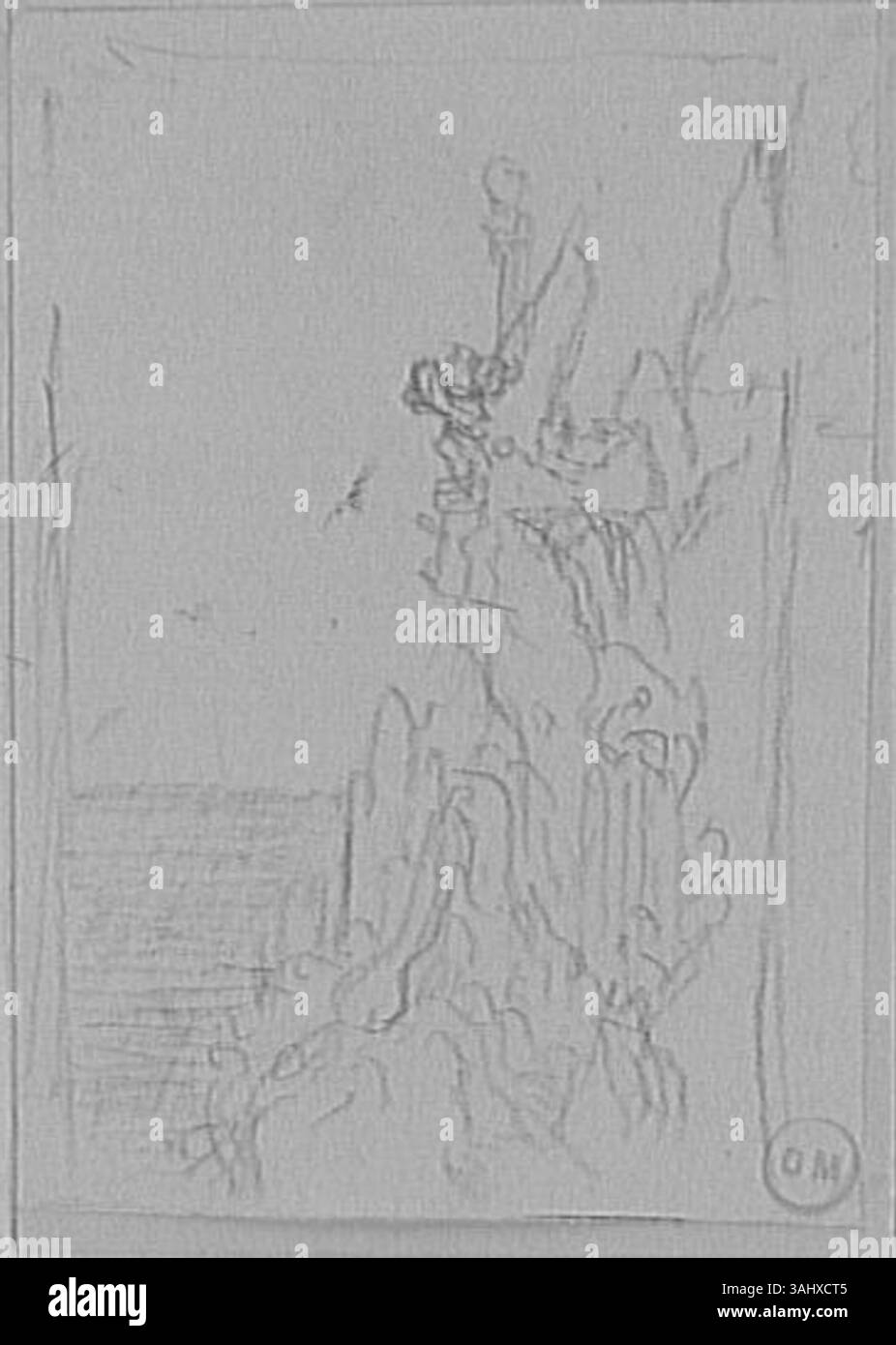 This study by Gustave Moreau focuses on the victorious sphinx, a ...