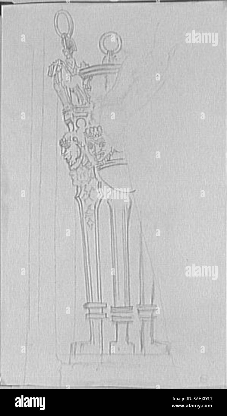 This study of an ancient tripod by Gustave Moreau was created for *Les ...