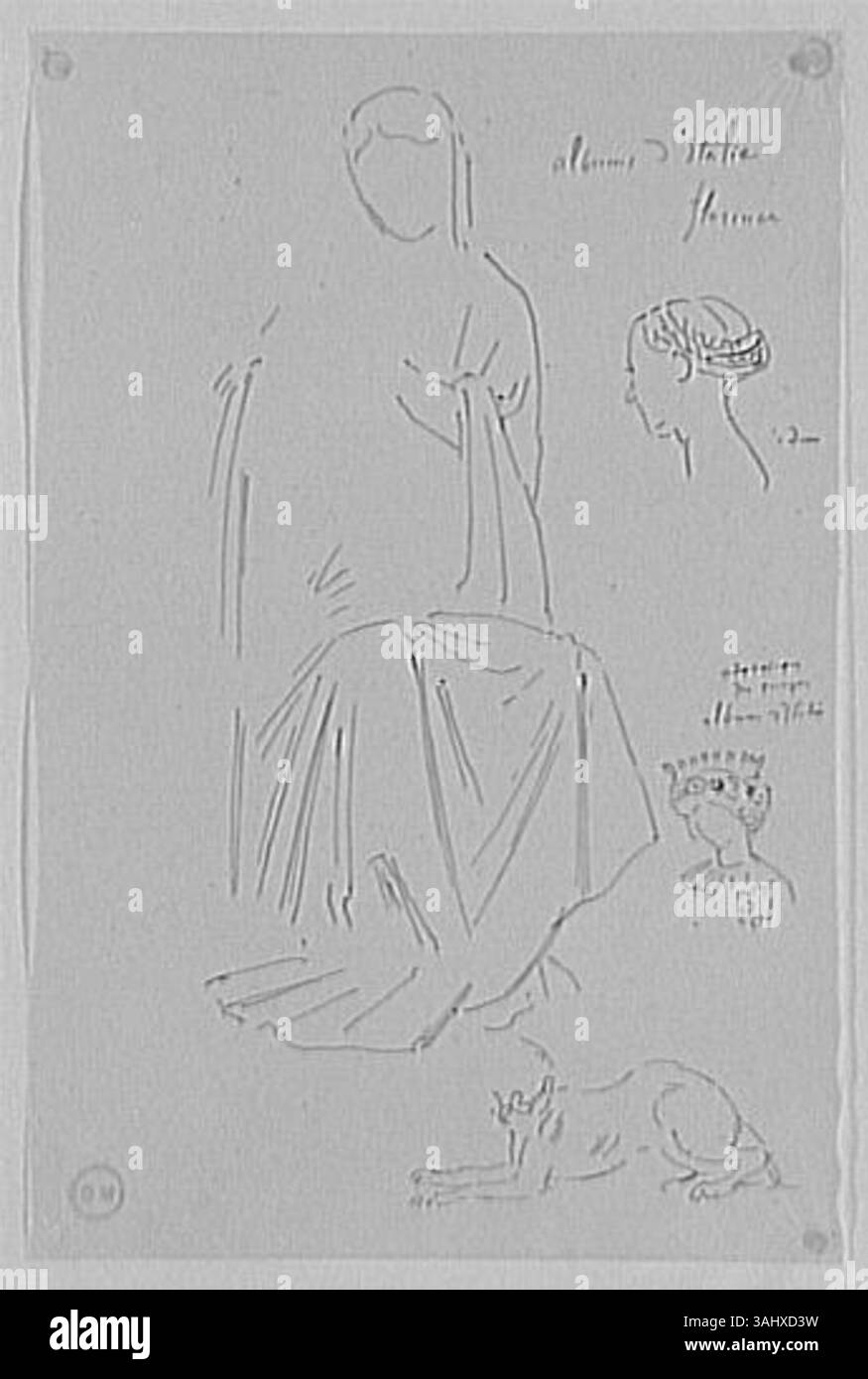 In this set of four studies, Gustave Moreau explores the mythical ...