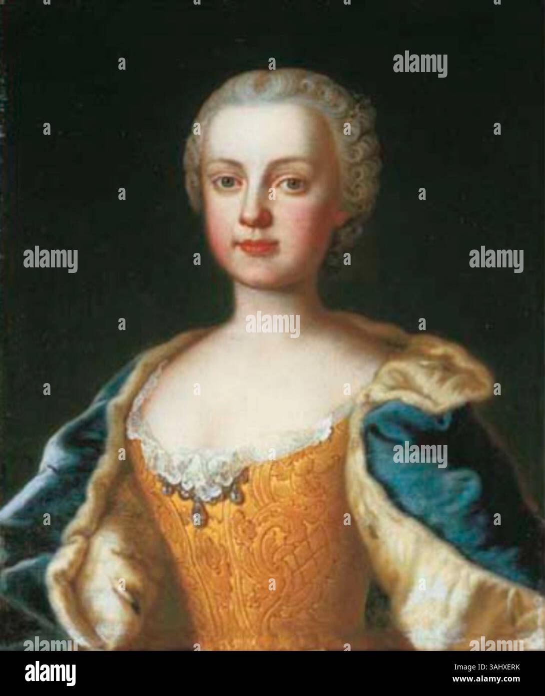 Portrait of Archduchess Maria Anna of Austria, 1738-1789, painted by ...