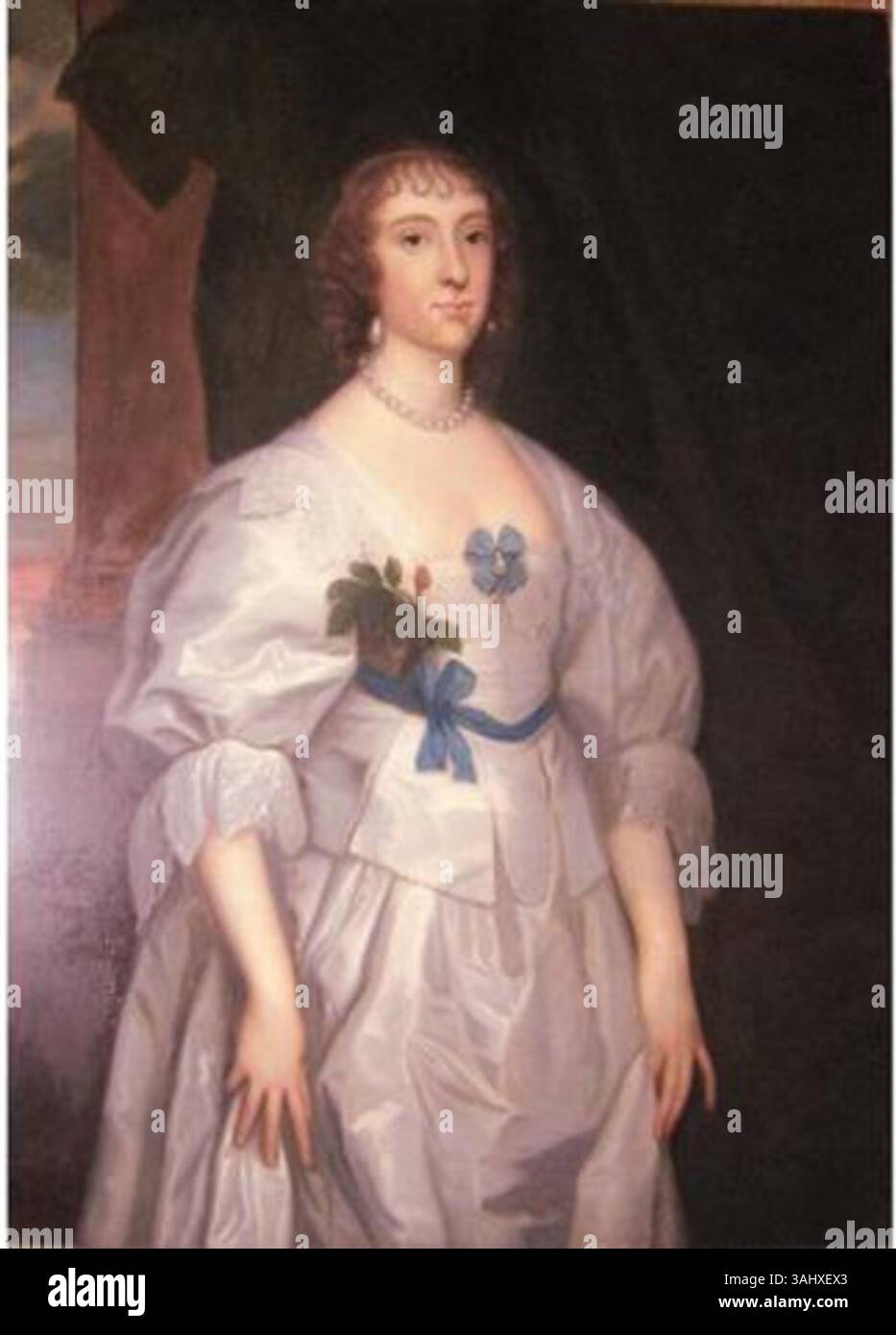 This portrait, attributed to the School of Anthony van Dyck, depicts ...