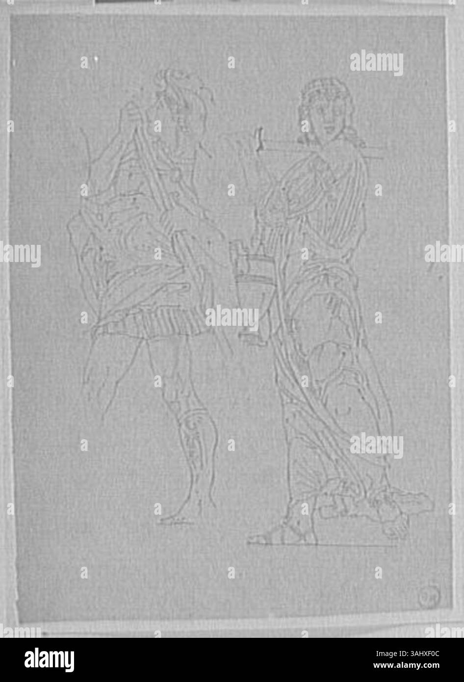 Etude de deux personnages antiques hi-res stock photography and images ...