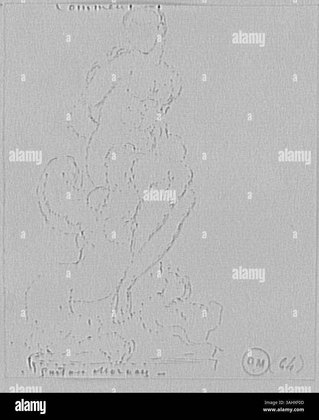 'Étude pour Prométhée' by Gustave Moreau is a preparatory study for his ...