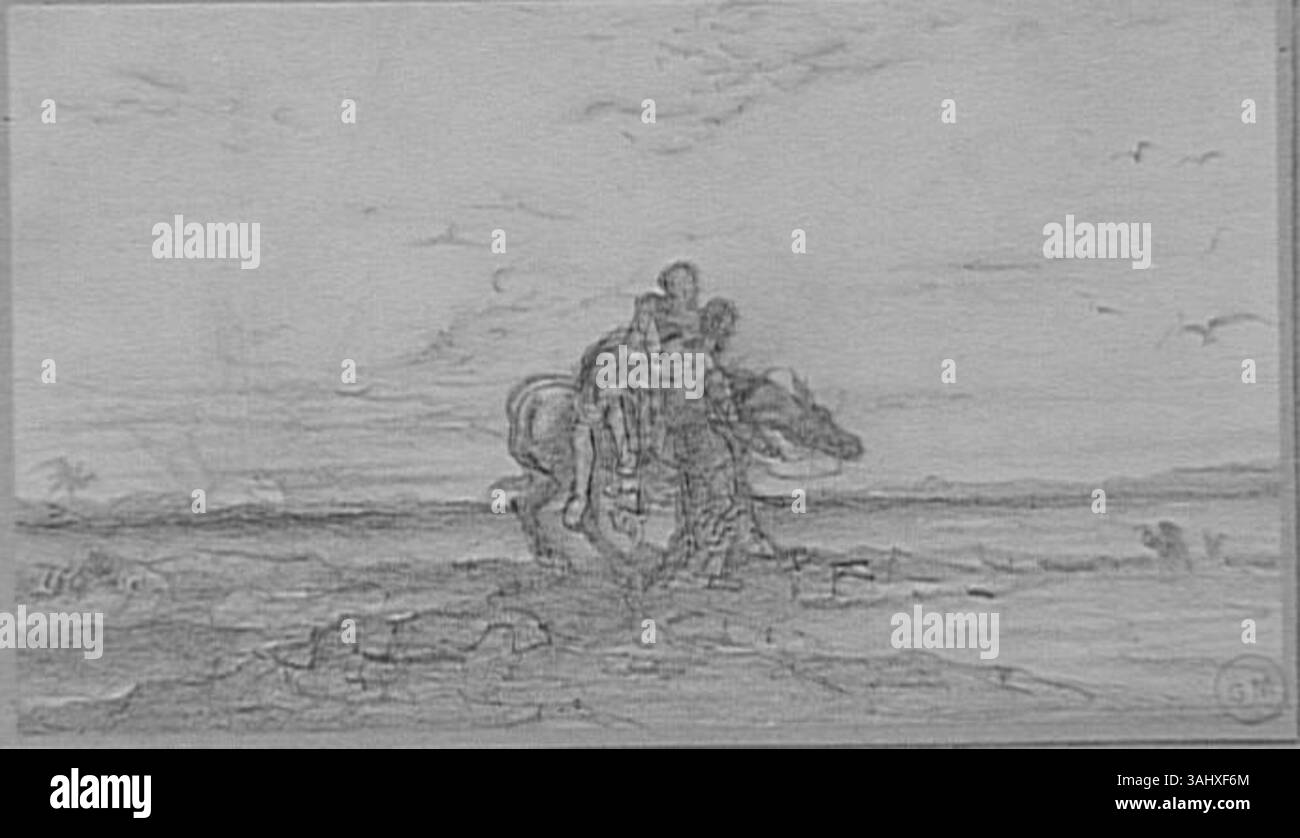 'Le Bon Samaritain' (The Good Samaritan) by Gustave Moreau, painted ...