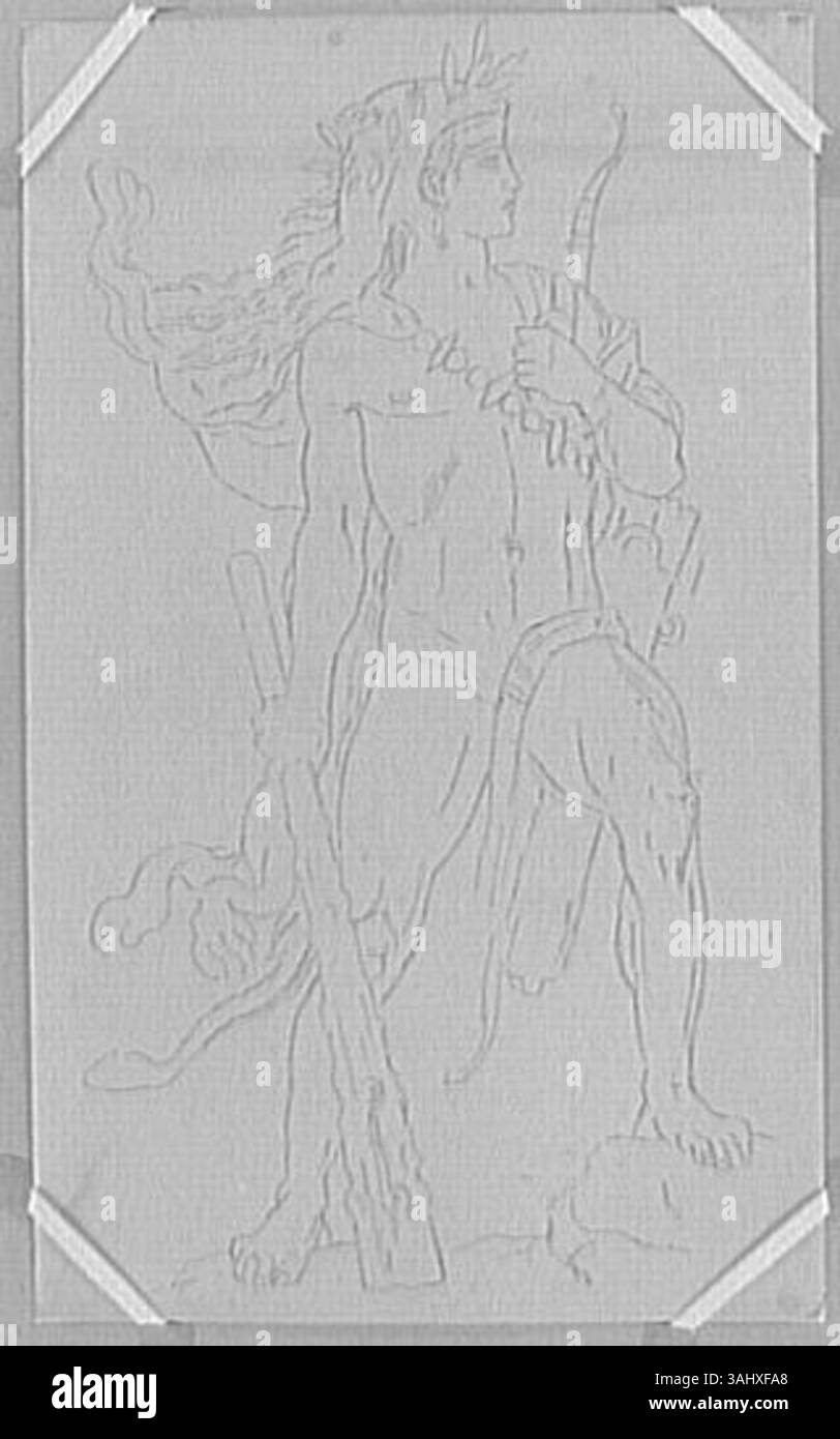 'Etude pour Hercule et l'Hydre de Lerne' is a study by Gustave Moreau ...