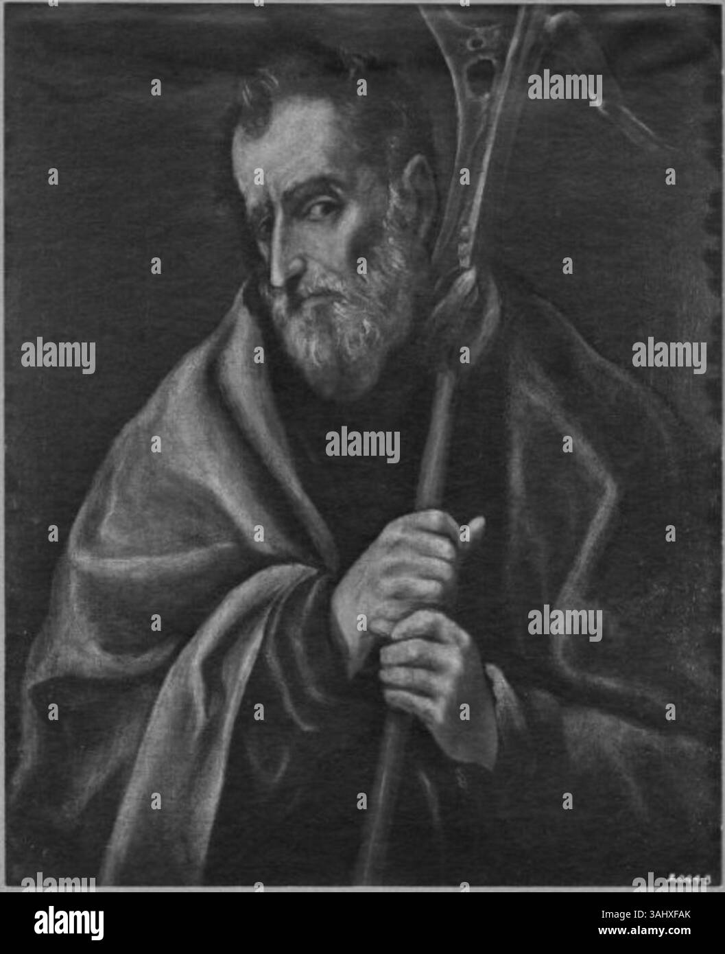 El Greco’s painting of Saint Jude, created around 1600, portrays the ...