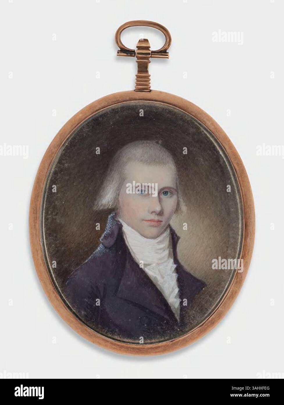 This painting, created between 1800 and 1810, depicts Benjamin Moody (1777-1820), an American ...