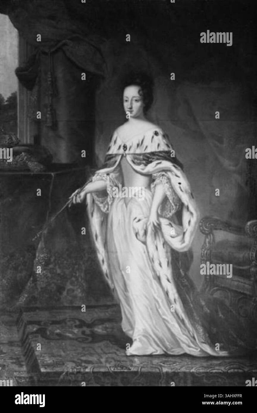 This portrait of Ulrika Eleonora, Princess of Denmark (1656–1693), was ...