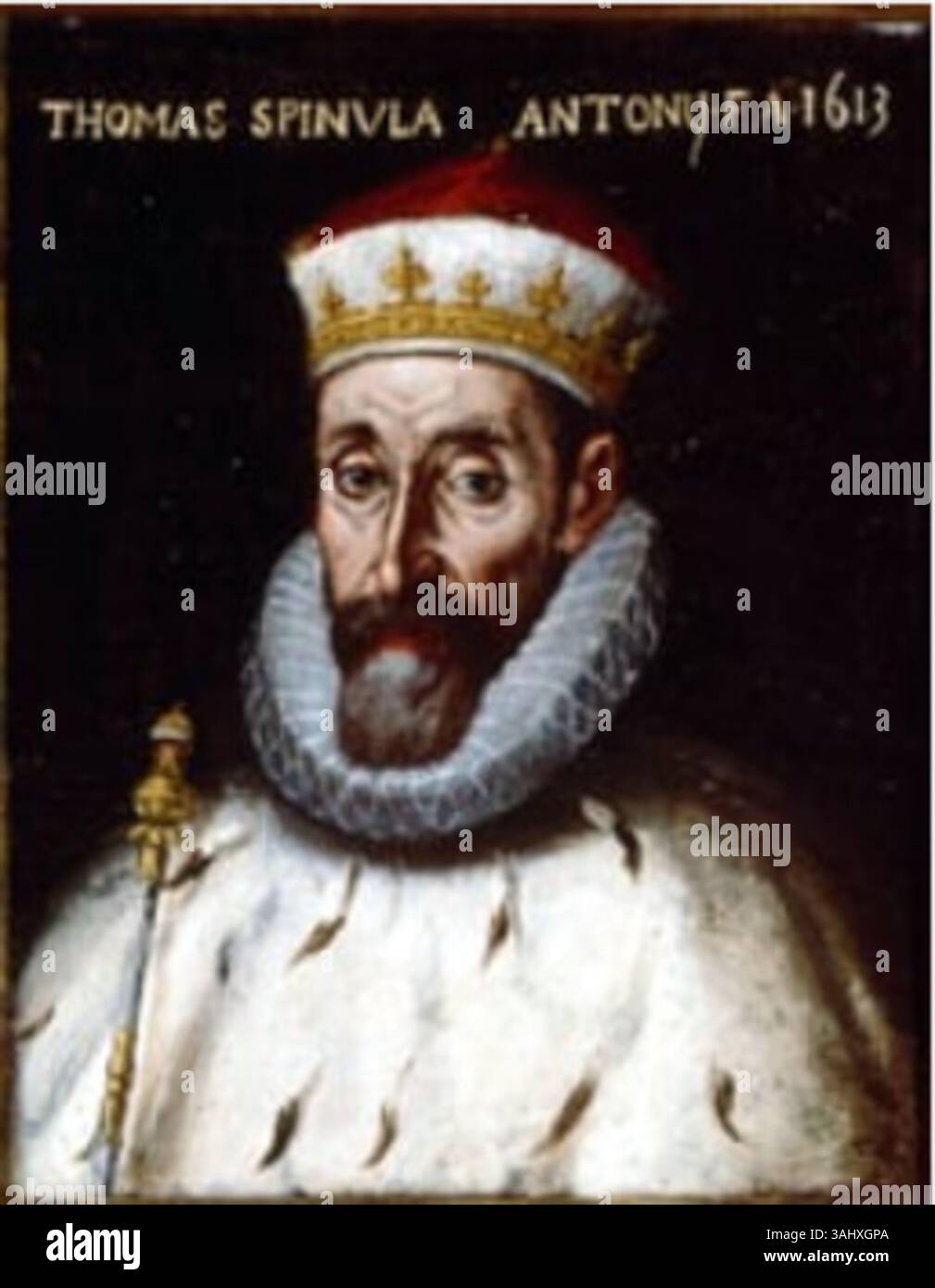 This portrait of Tomaso Spinola, Doge of Genoa from 1613 to 1615 ...