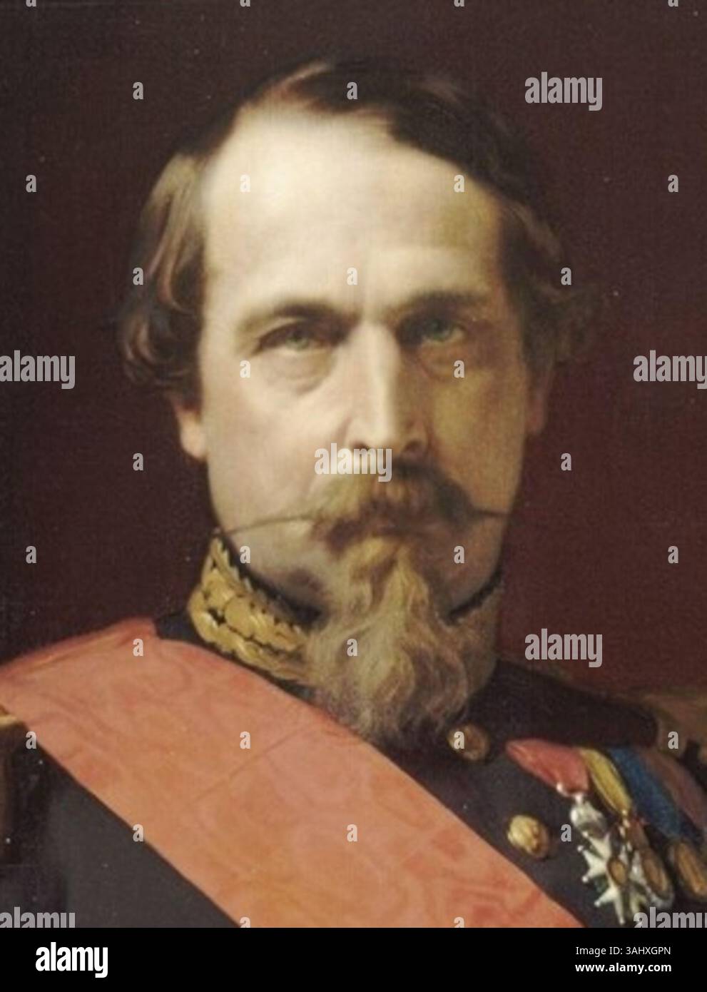 This 1862 oil painting by Jean Hippolyte Flandrin depicts Emperor ...
