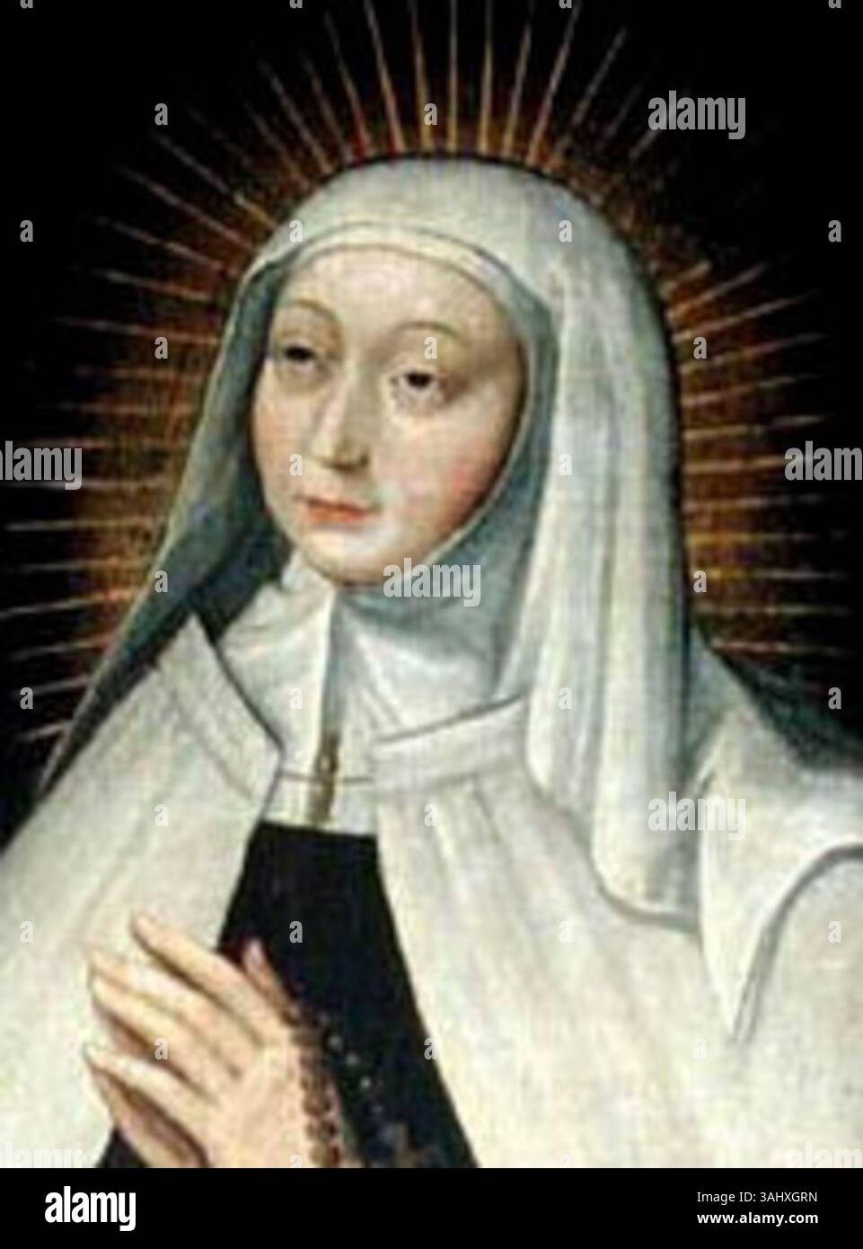 This 16th-century painting portrays Marie of the Incarnation, a ...