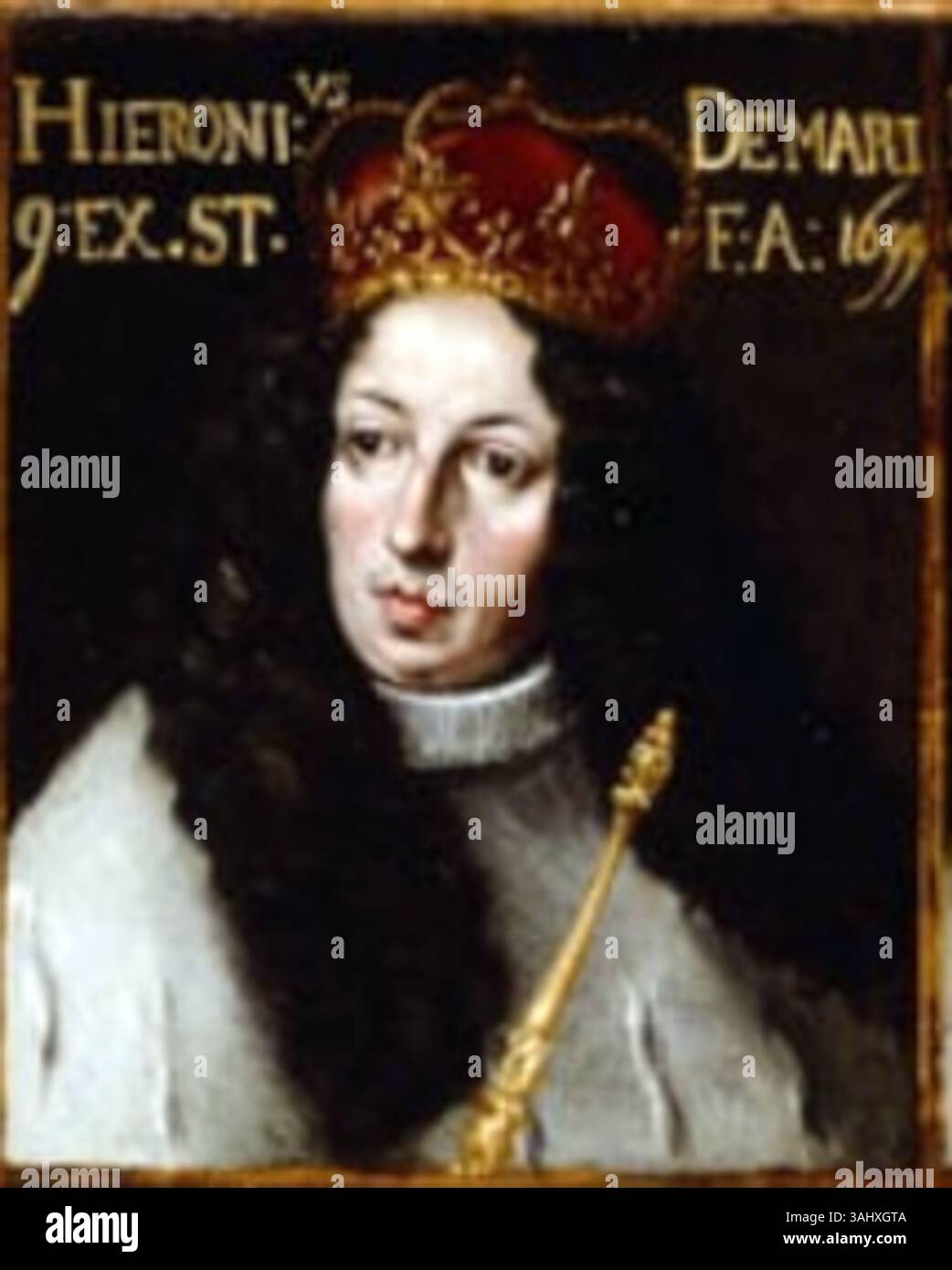 This portrait from the Northern Italian School depicts Girolamo De Mari ...