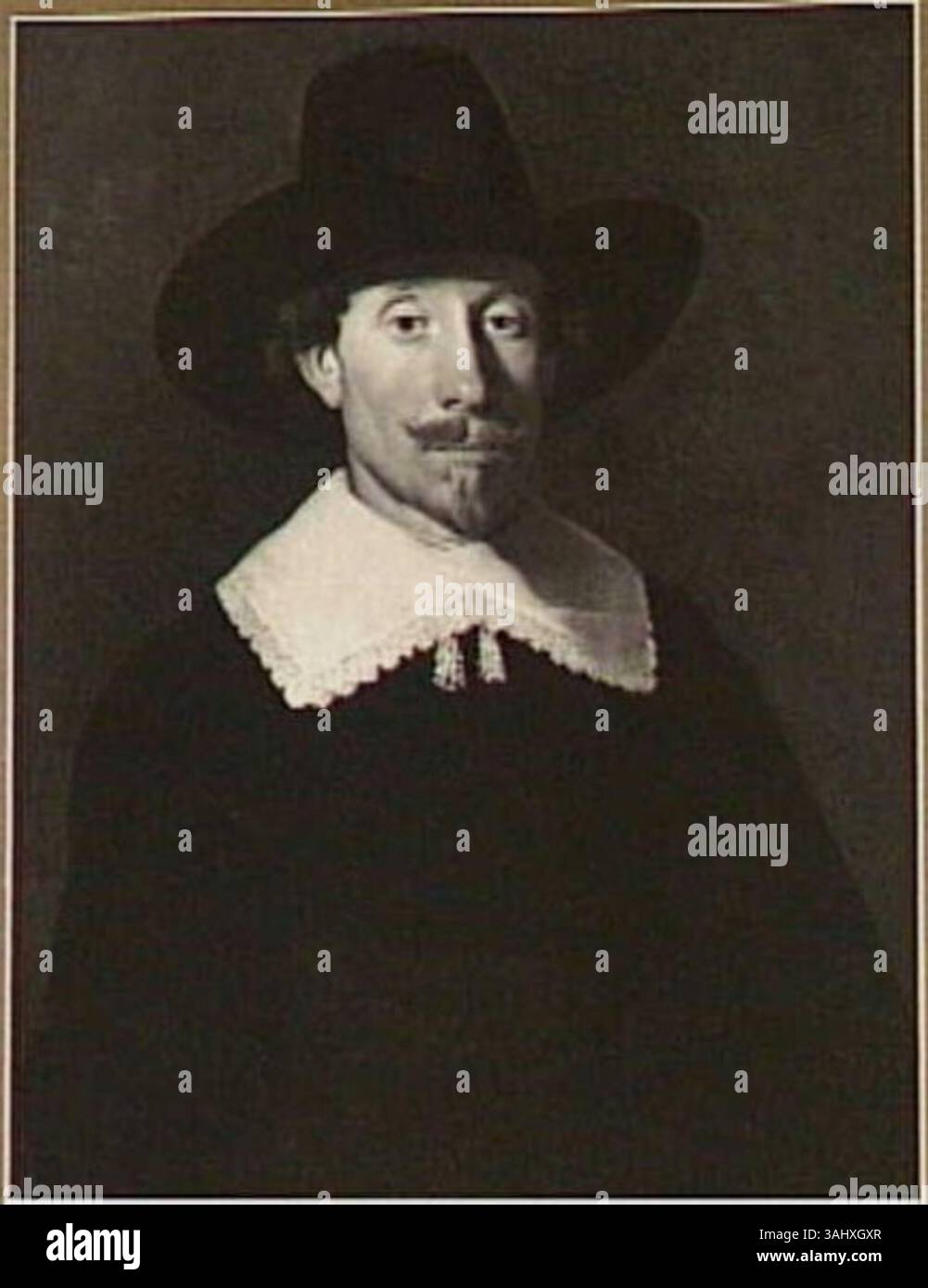 Anonymous portrait painting circa 1650, depicting a man in a formal ...