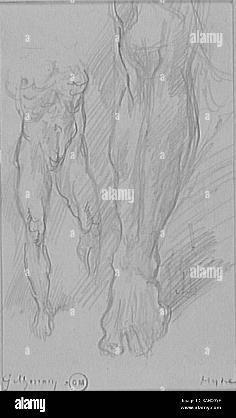 'Etude pour Hercule et l'Hydre de Lerne' by Gustave Moreau (1826-1898 ...