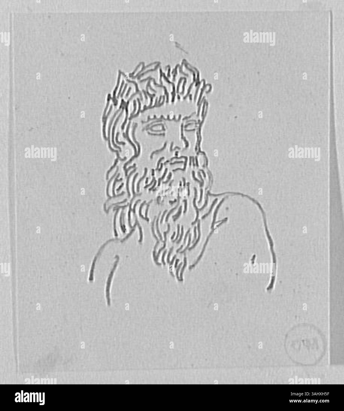 'Etude de tête de satyre pour Apollon et les Satyres' by Gustave Moreau ...