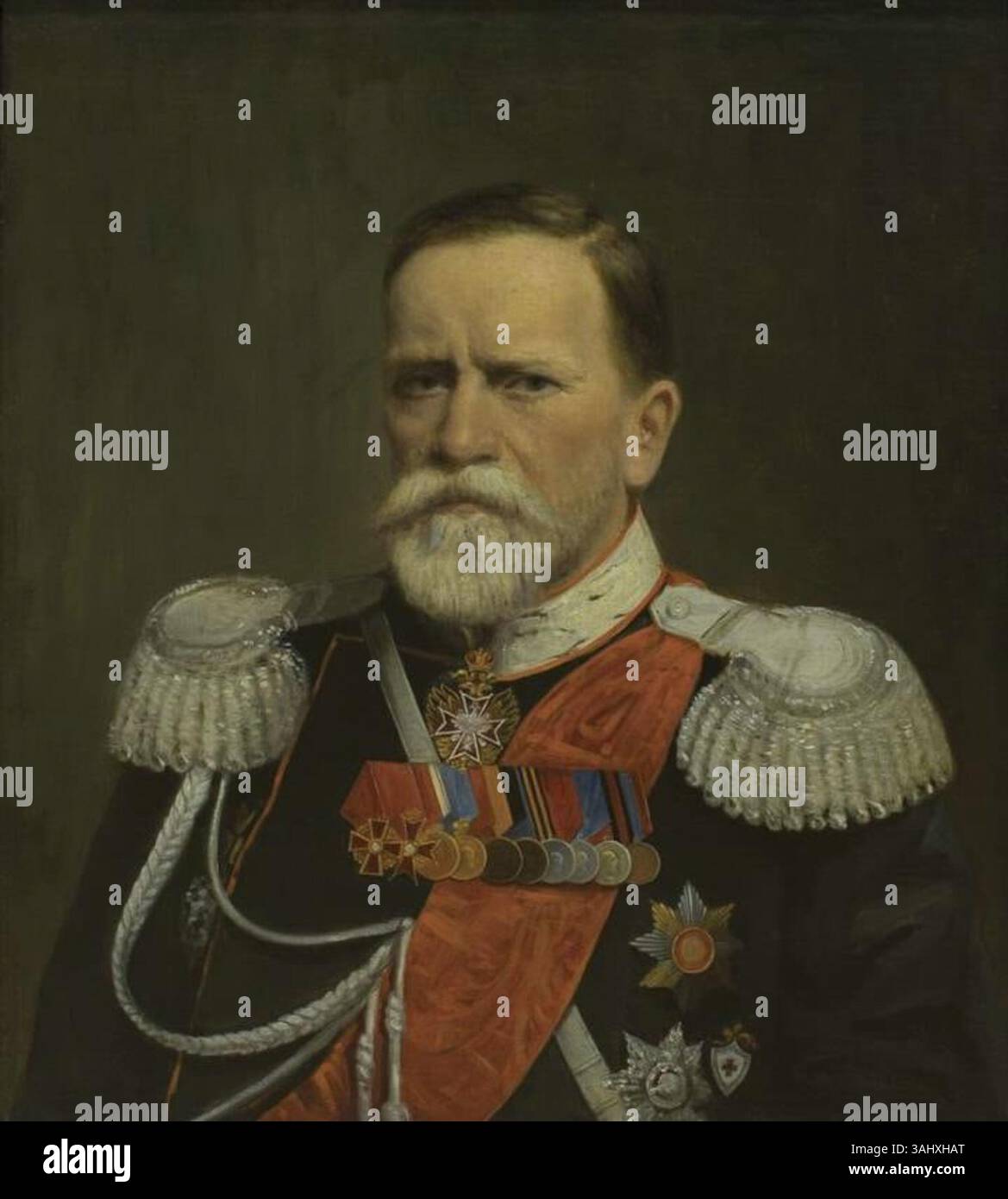 This post-1898 portrait of Alexander Dmitrievich Goremykin, painted by an unknown artist ...