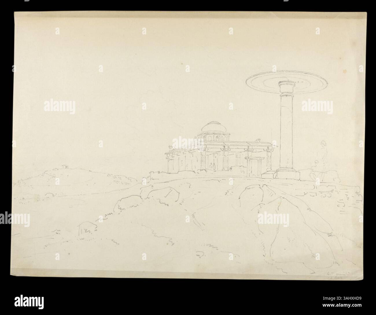 This pencil drawing, created by Thomas and William Daniell on 1 May ...