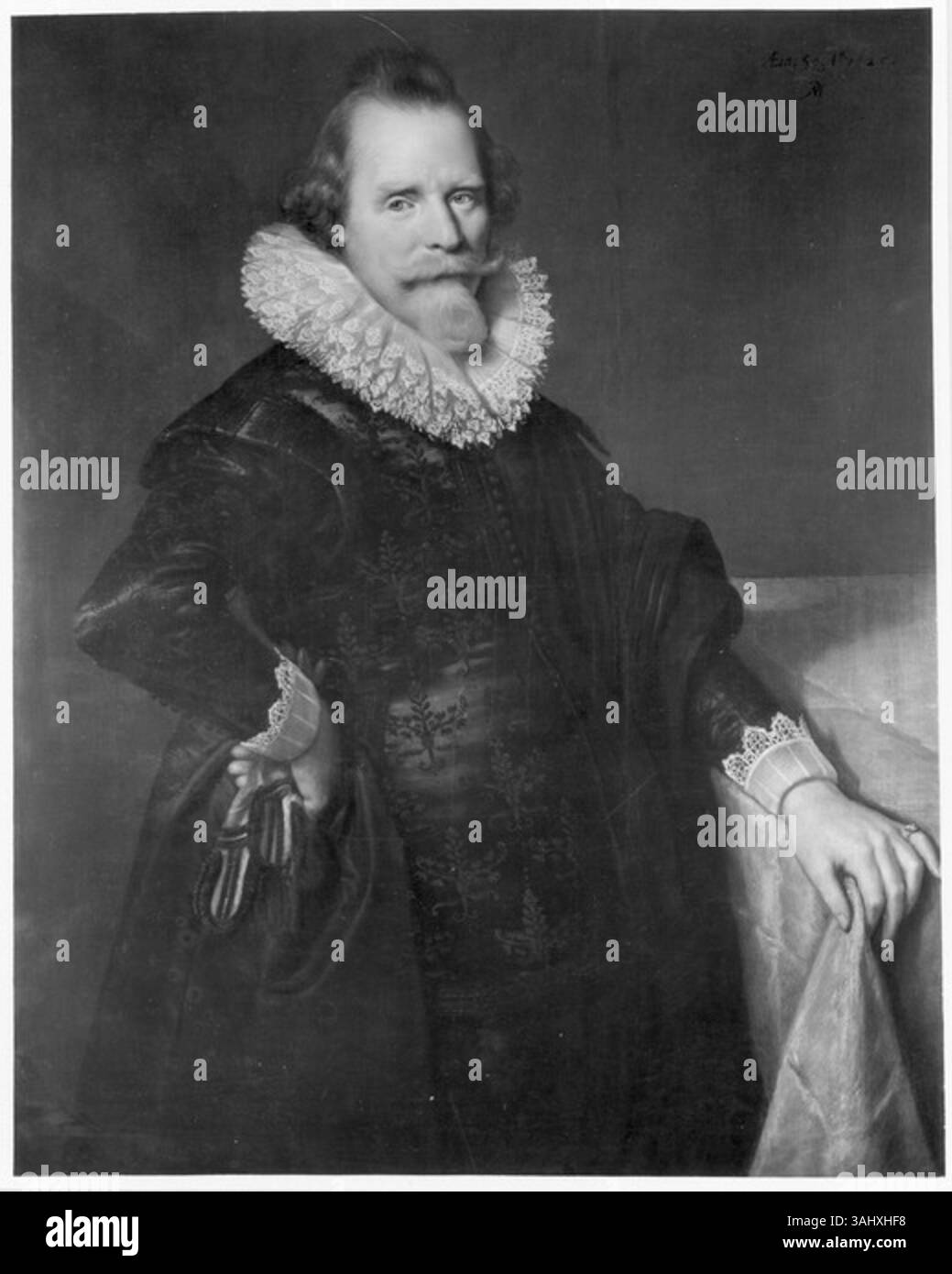 This 1625 oil portrait by Paulus Moreelse depicts Jan Adriaensz ...