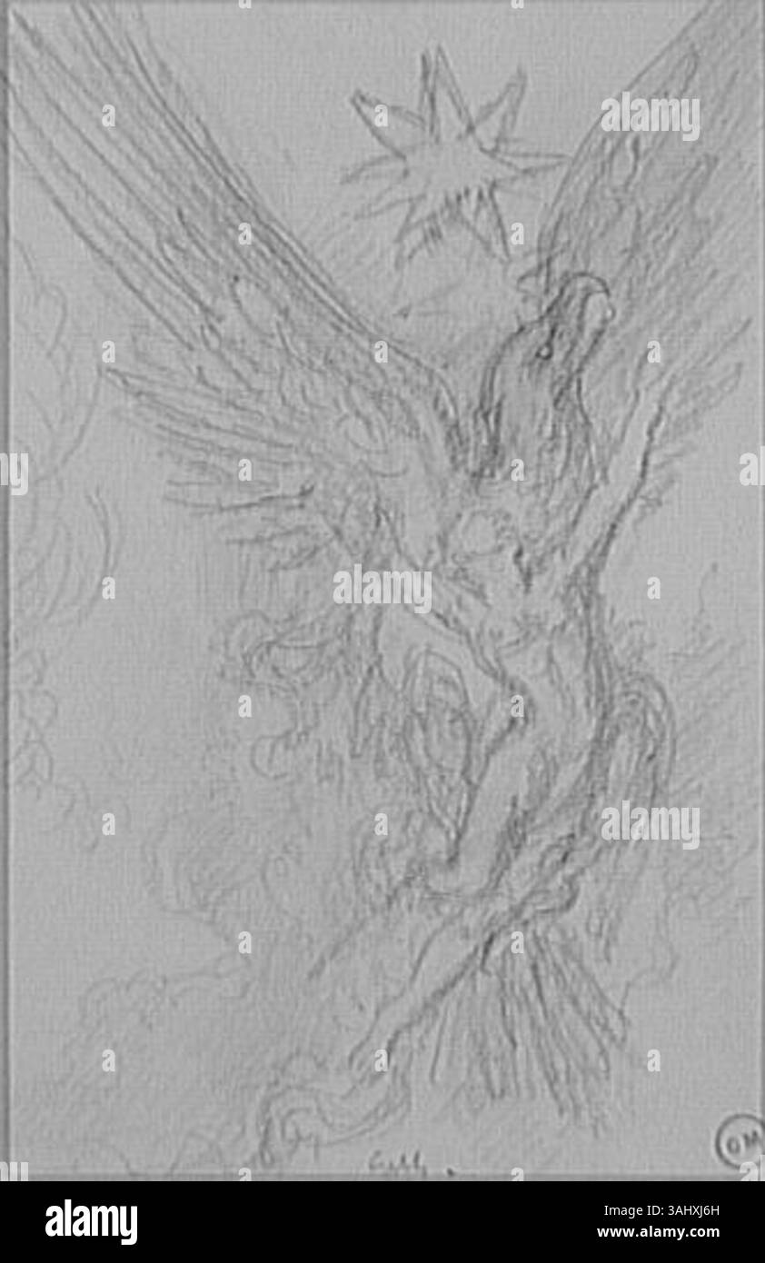 ‘Ganymede’ by Gustave Moreau depicts the mythological figure Ganymede ...