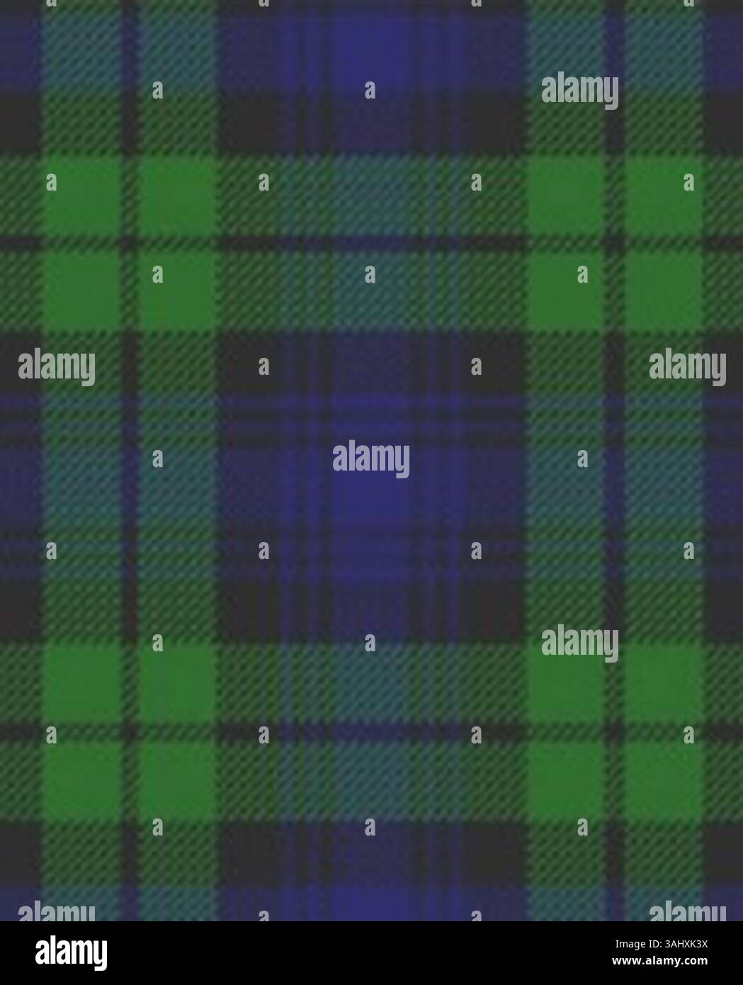 The Black Watch tartan, first used in 1748, was originally worn by the ...
