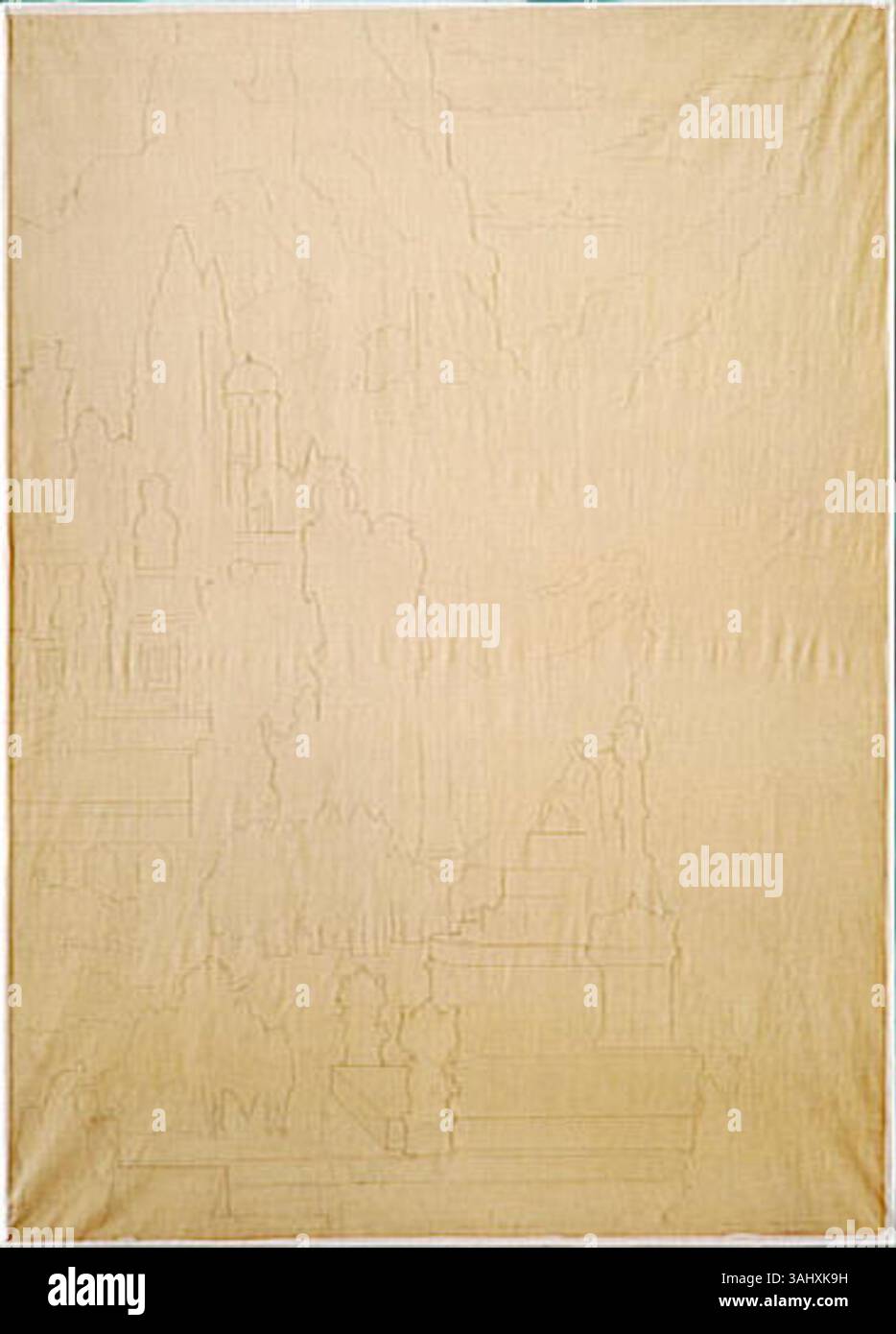 This study for 'The Triumph of Alexander' by Gustave Moreau focuses on ...