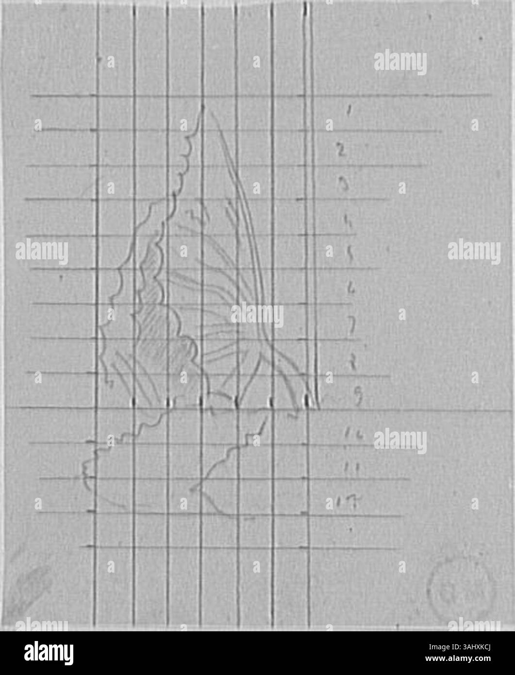 This study of a leaf by Gustave Moreau focuses on the natural form and ...