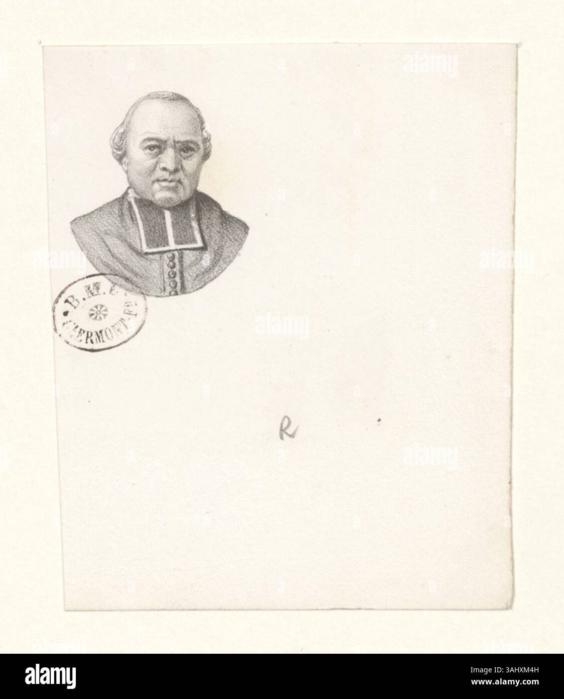 This lithograph of Léger Cohadon, created by Ambroise Tardieu, dates ...