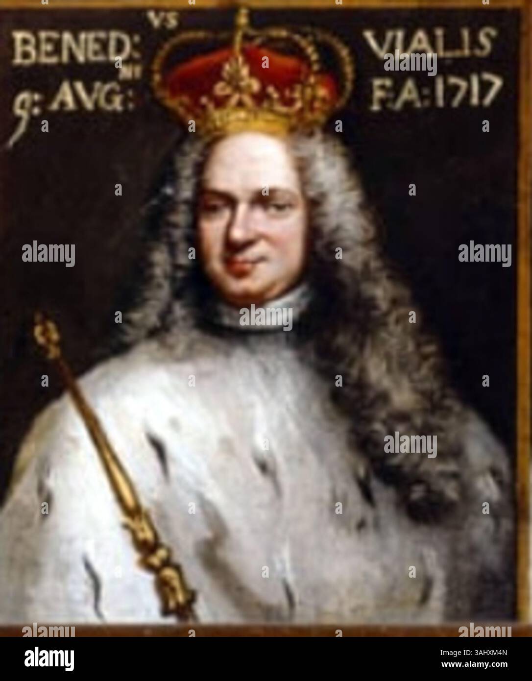 Portrait of Benedetto Viale, Doge of Genoa from 1717 to 1719, painted ...
