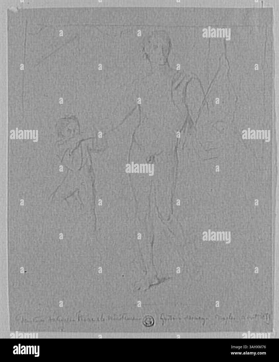 This artwork by Gustave Moreau, dating from between 1850 and 1895 ...