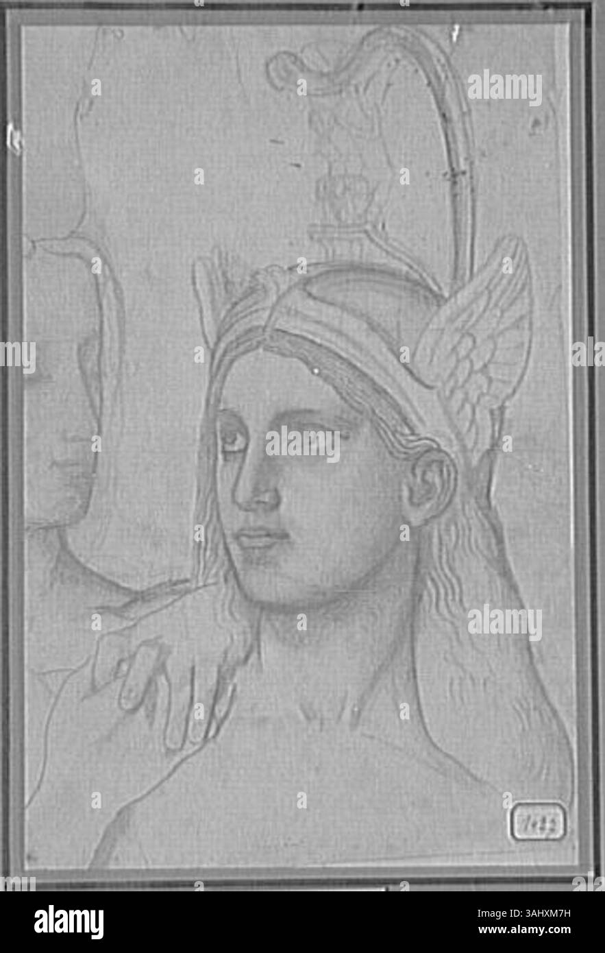 A conceptual design by Gustave Moreau for a statue of Jason. The ...