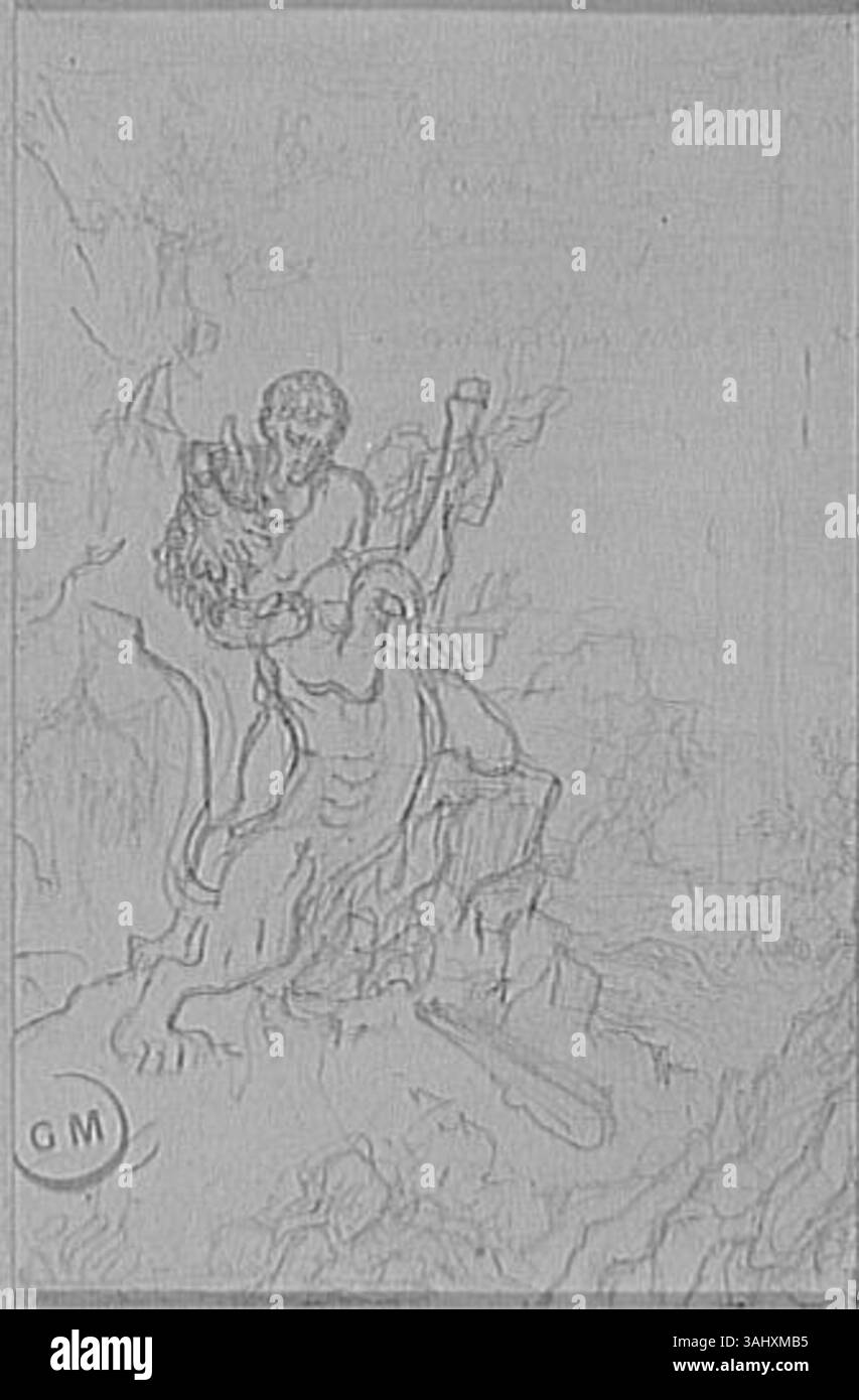 Gustave Moreau's painting 'Hercule et le lion de Némée' depicts the ...