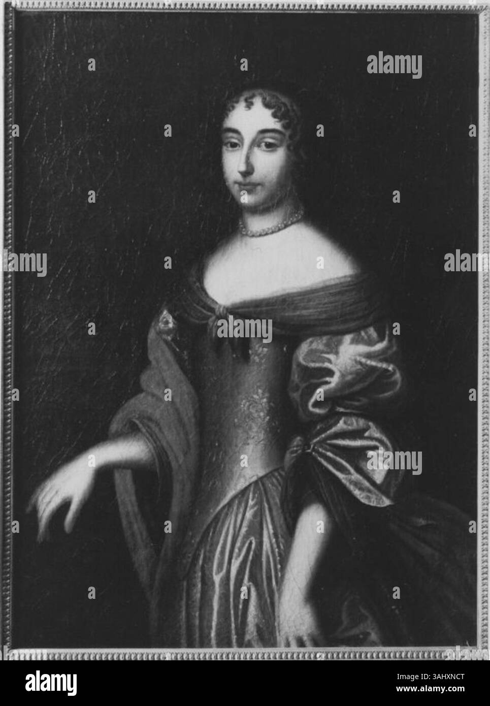 Portrait of Dorothea von Brandenburg, a 17th-century noblewoman ...