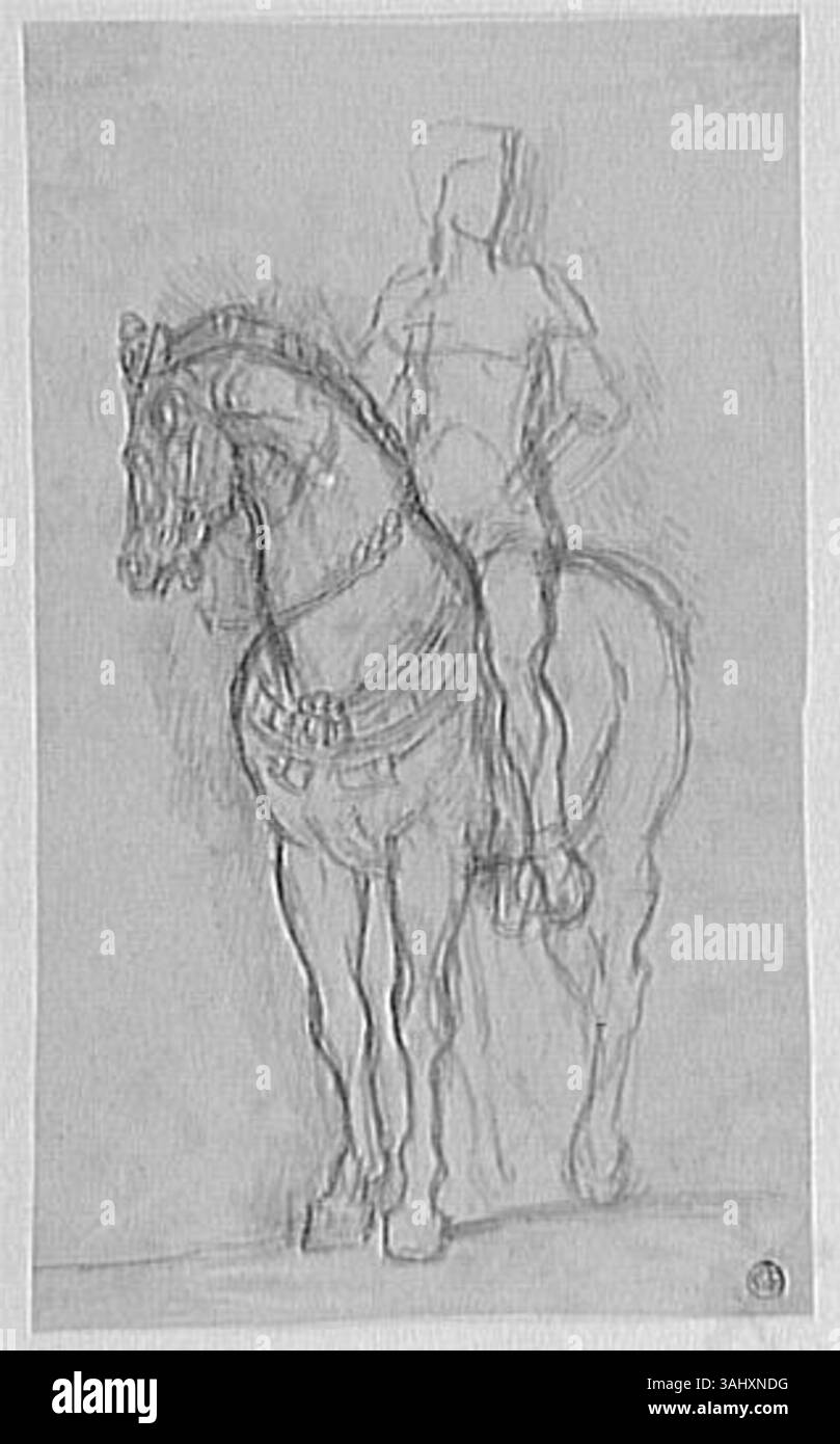 Gustave Moreau’s 'Cavalier' (Horseman) is a study of a mounted figure ...