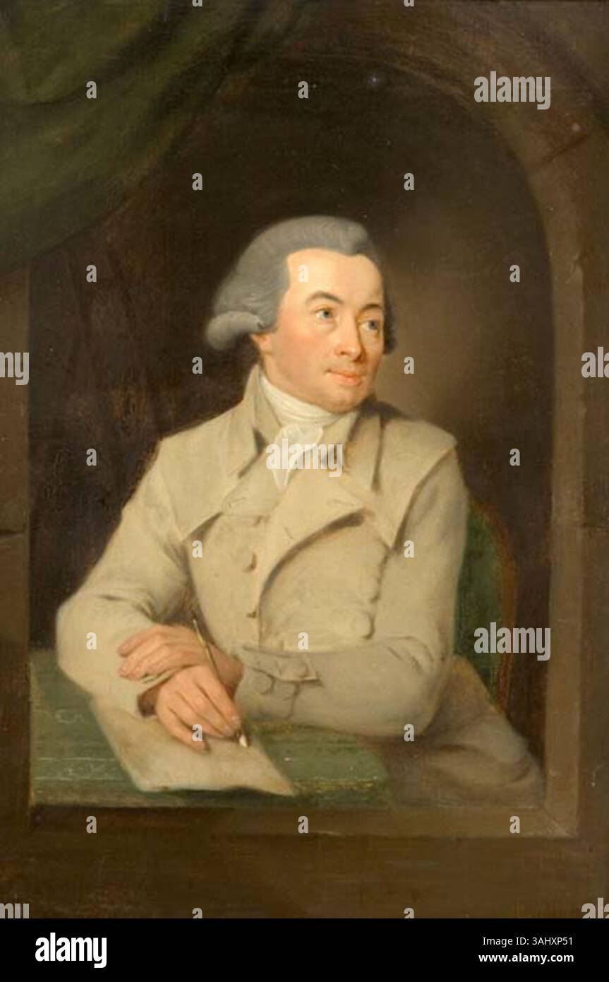 This 1792 oil on panel painting by Johan Bernard Scheffer depicts ...