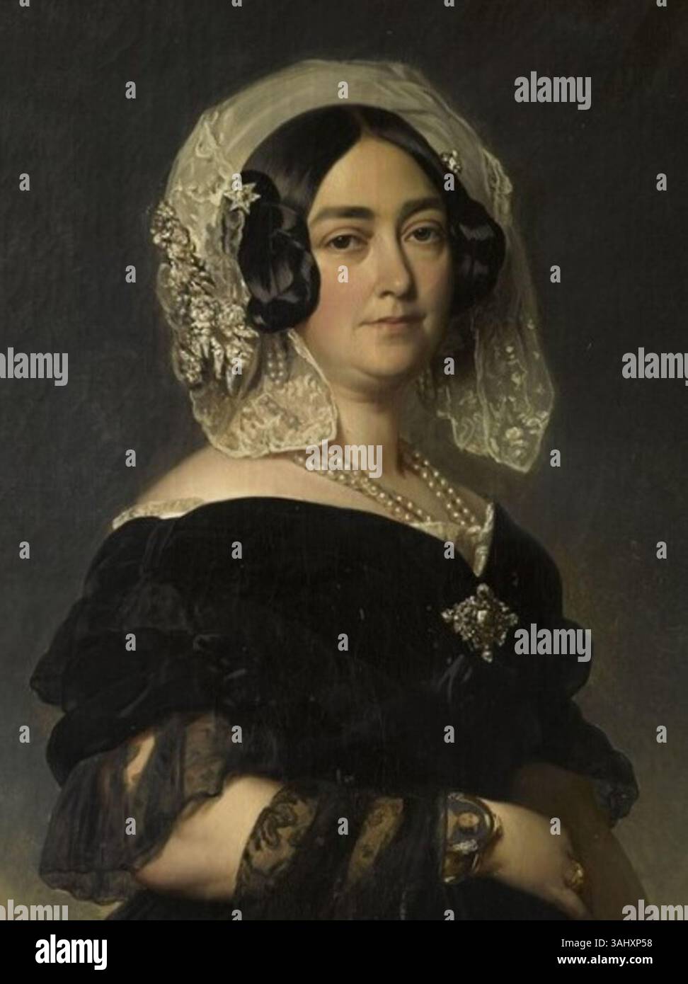 This 1846 portrait by Franz Xaver Winterhalter depicts Princess Maria ...
