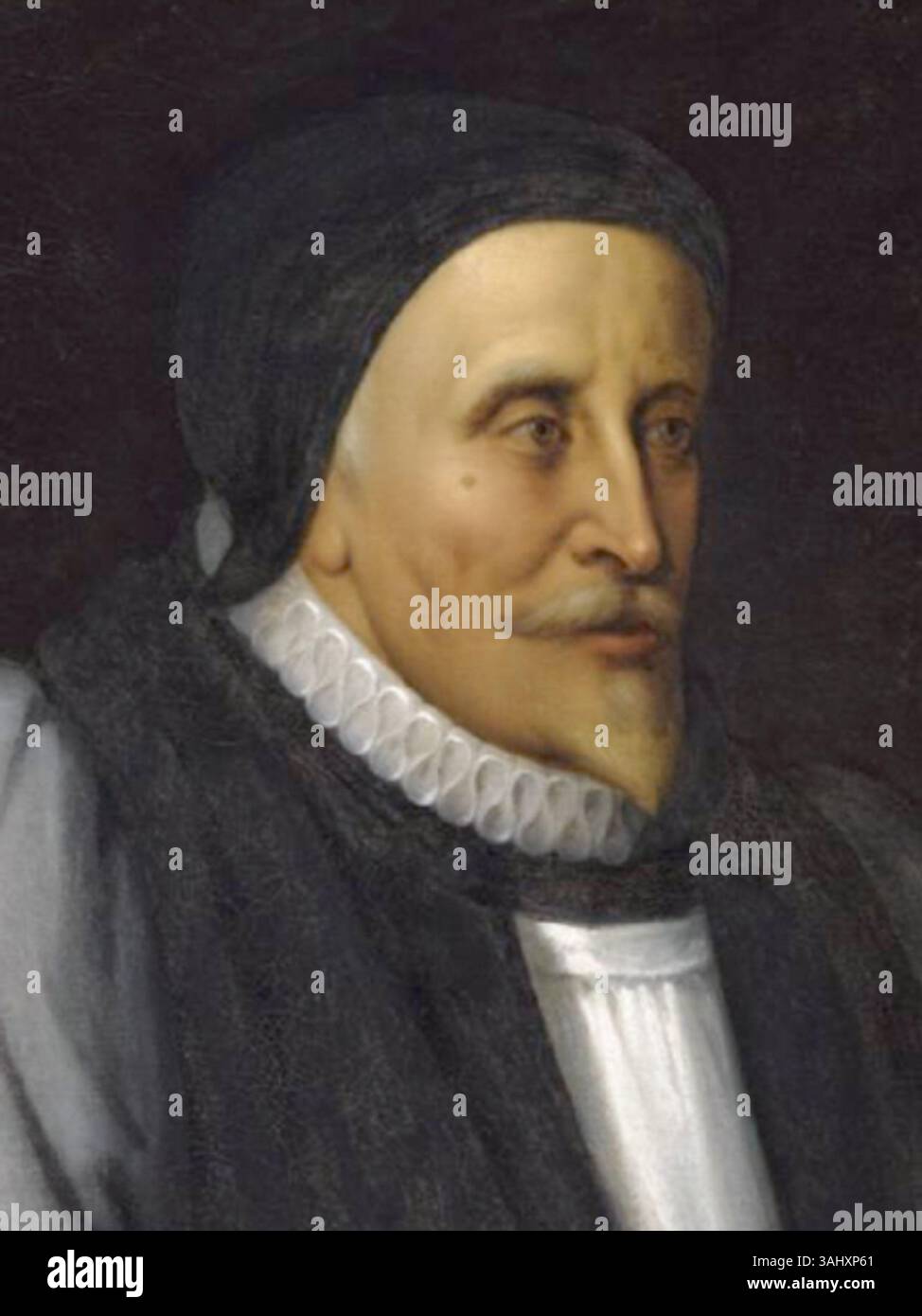 This posthumous portrait of Launcelot Andrews (1555-1626), created ...