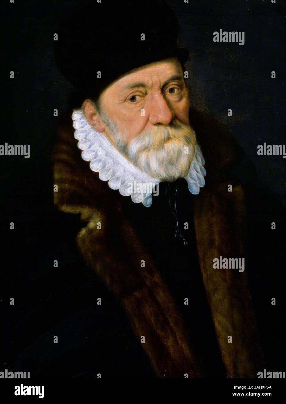 A portrait from the Flemish School, depicting William Paget, 1st Baron ...