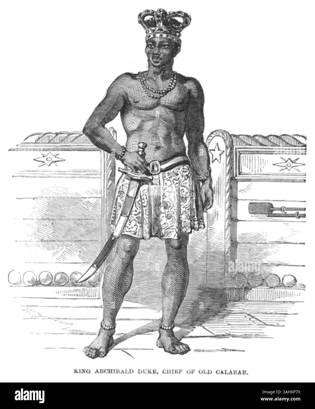 This illustration shows King Peppel of Bonny-Town, located on the ...