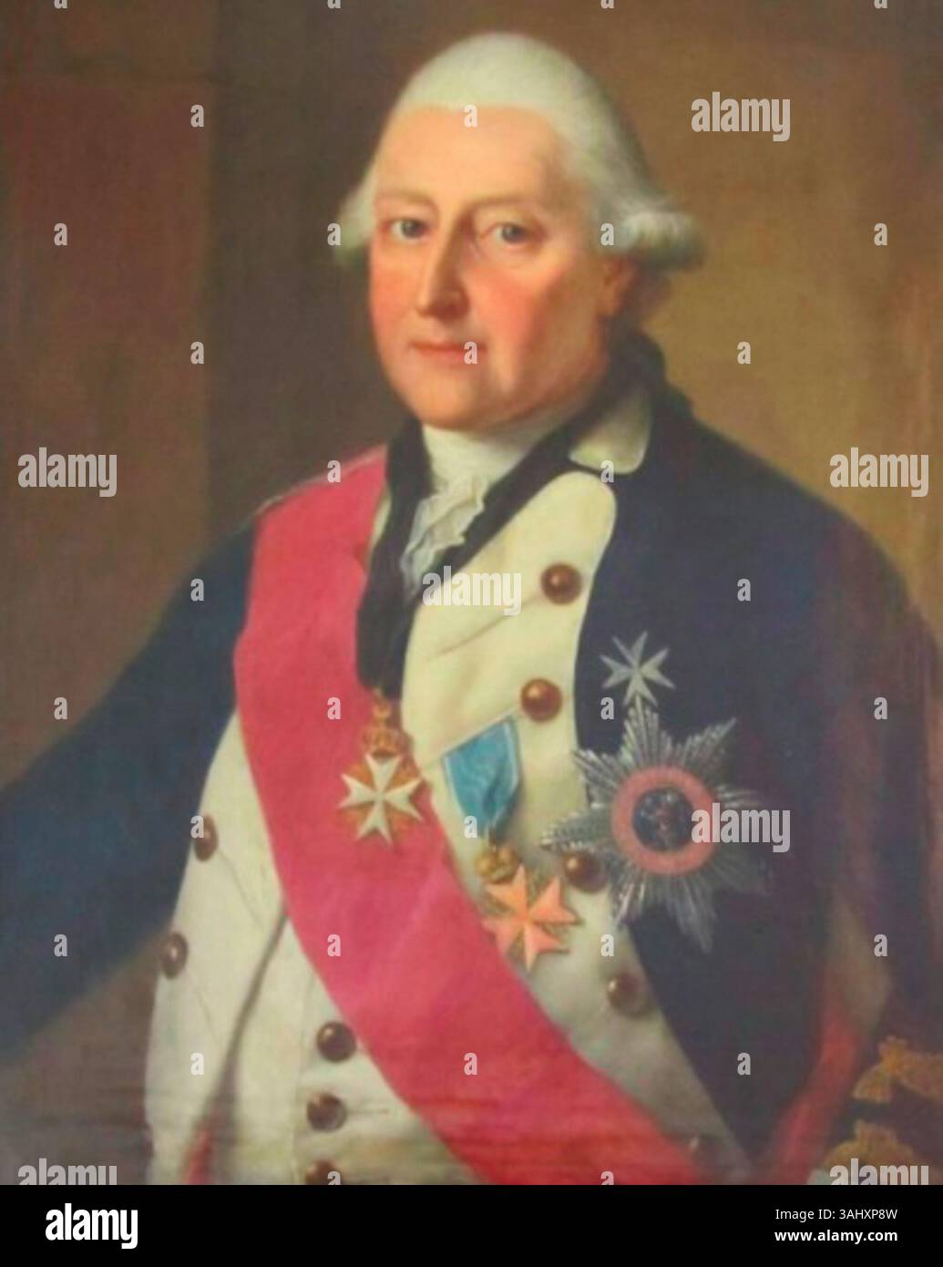 This portrait by Johann Heinrich Tischbein, created around 1770 ...