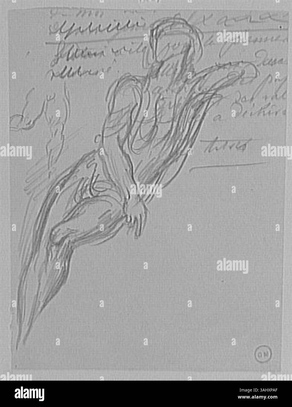 These studies by Gustave Moreau prepare for his series on the Chimeras ...