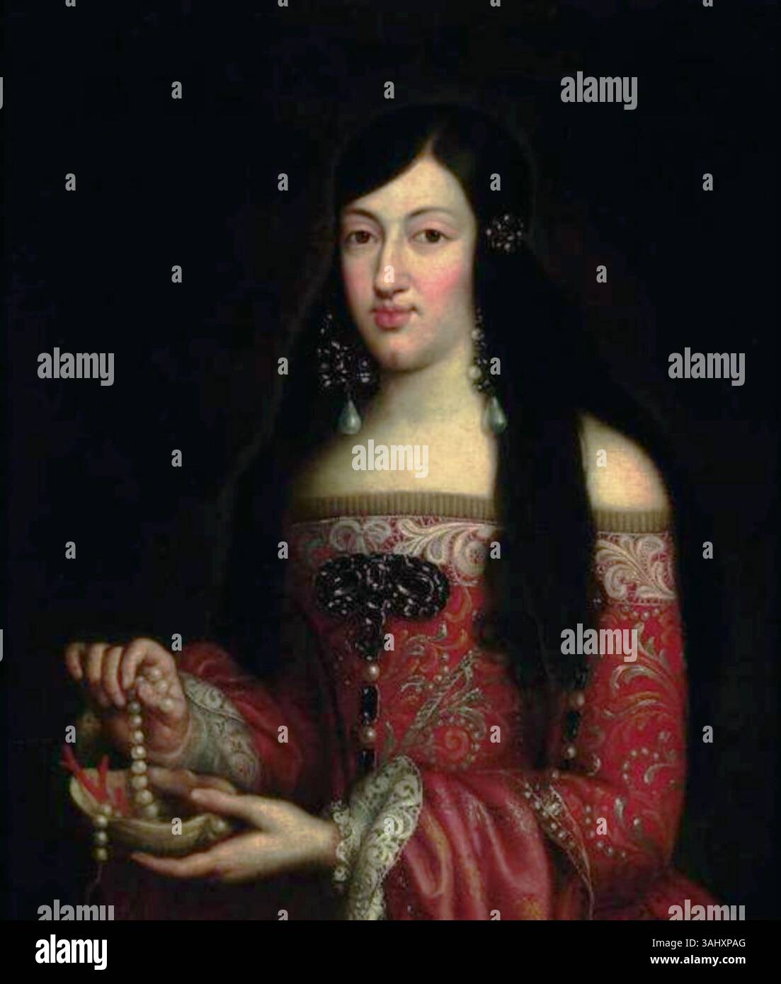 This 17th-century oil painting by Juan Carreño de Miranda portrays ...