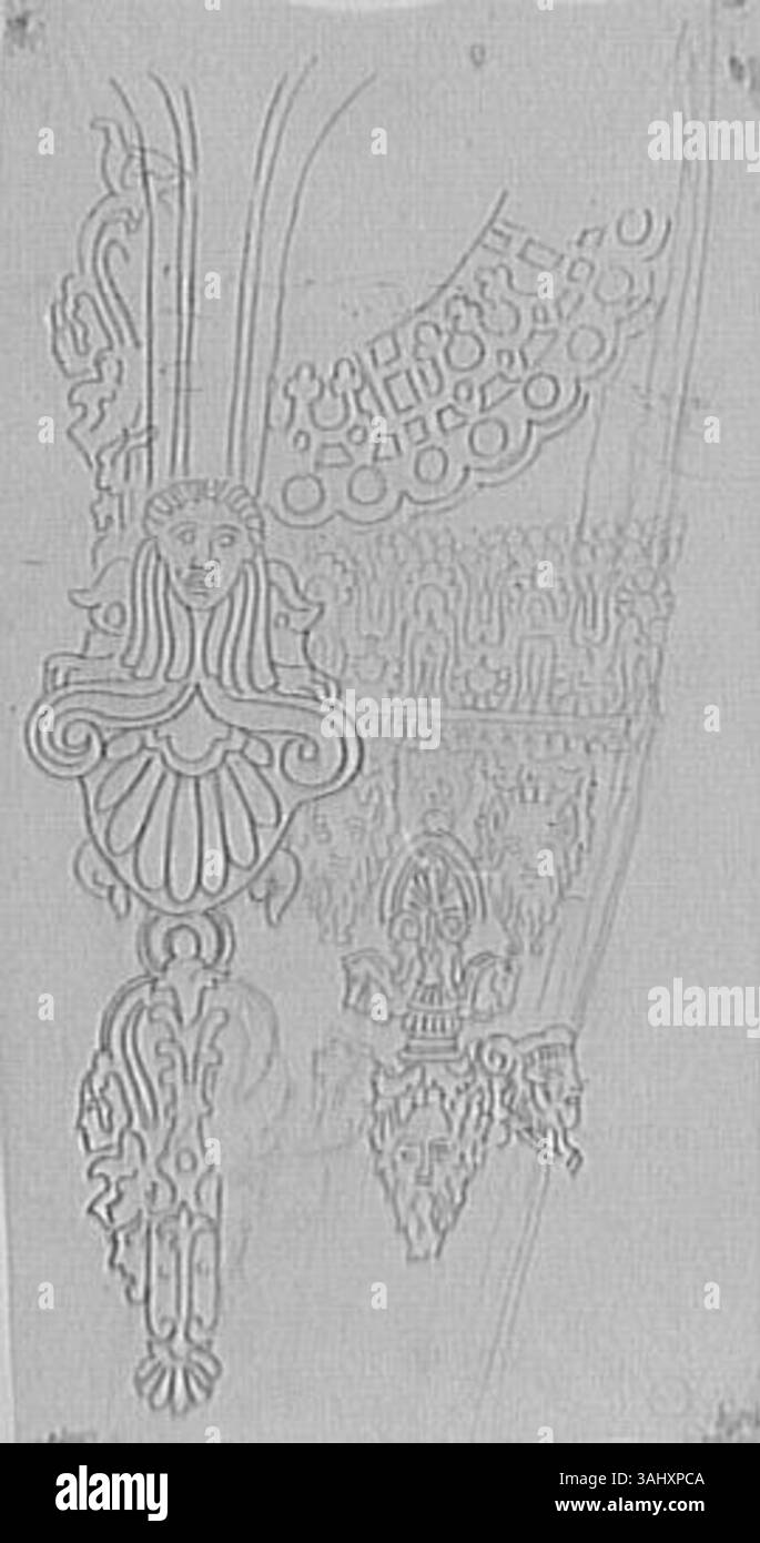 This decorative motif study by Gustave Moreau is part of the larger ...