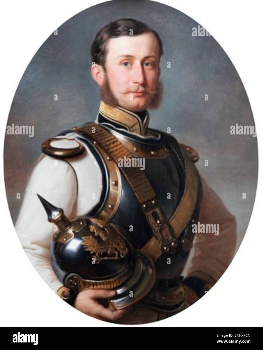 Ernst Resch's 1858 portrait of Franciszka von Ballestrem, painted in ...