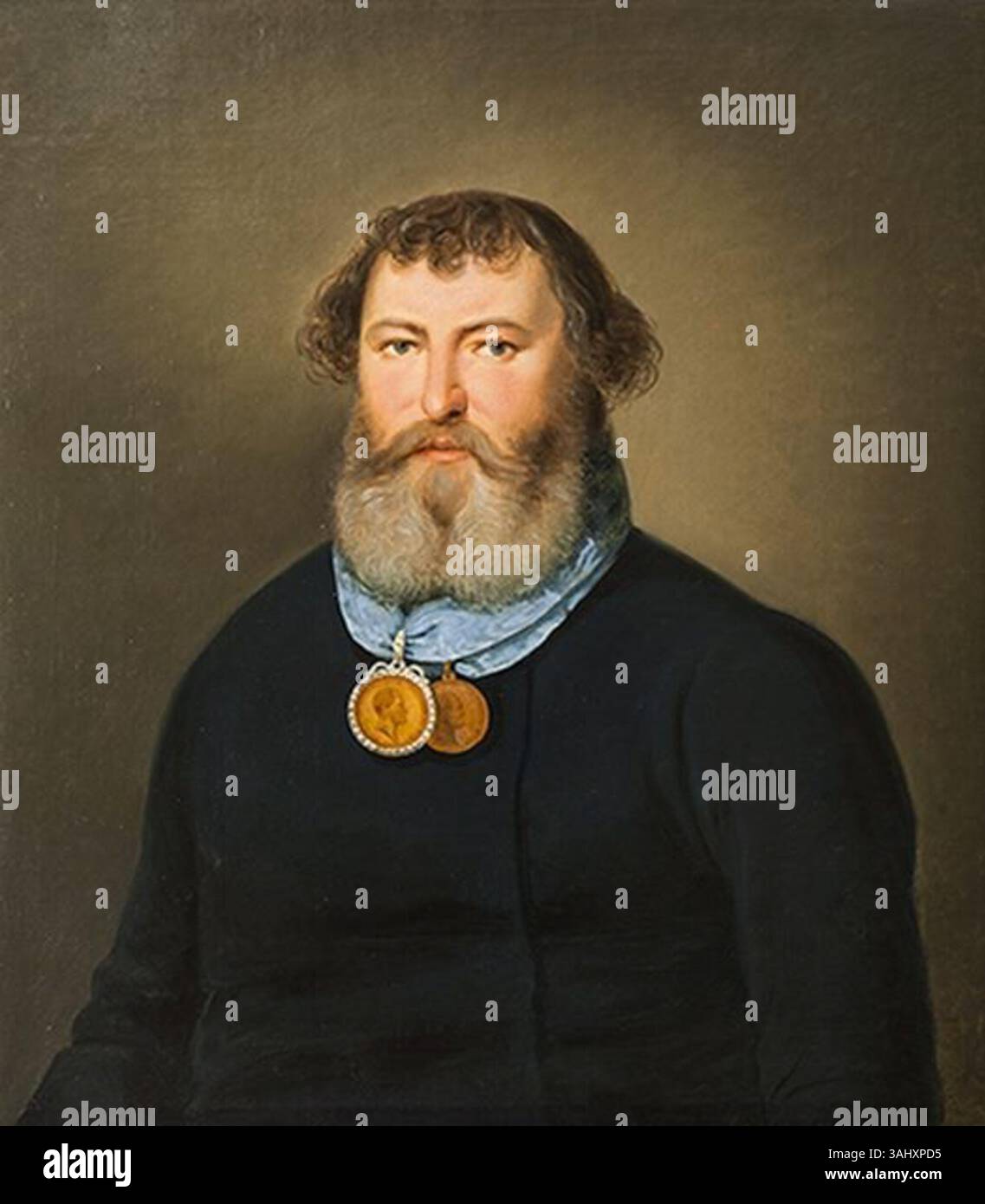 This 1816 portrait of Petr Semenovich Sapozhnikov, painted by an ...