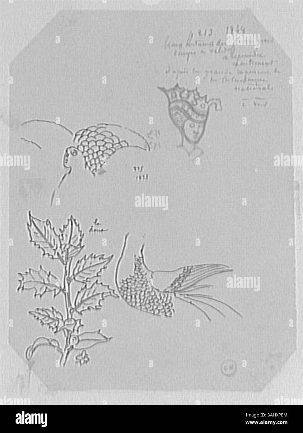 This study sheet for 'The Chimeras' explores the mystical and ...