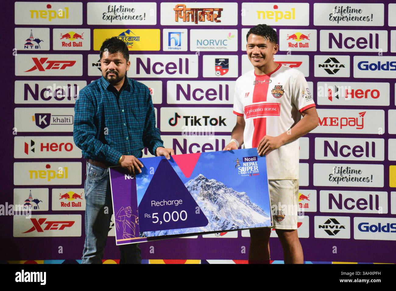 Kathmandu, Bagmati, Nepal. 10th Apr, 2025. MANI KUMAR LAMA of LALITPUR ...