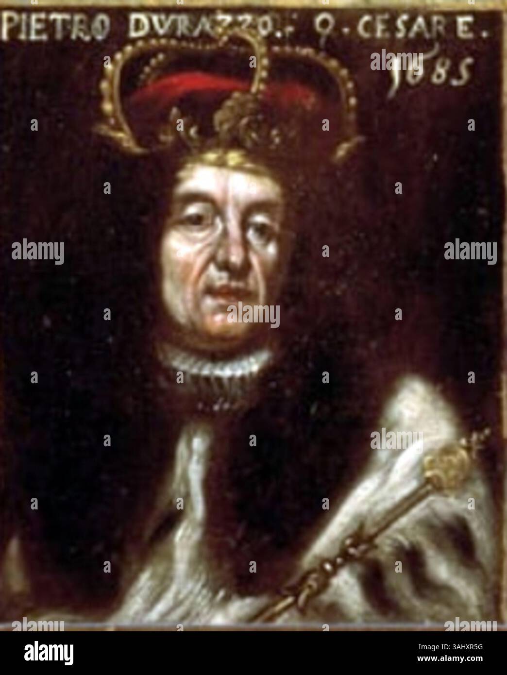 This portrait depicts Pietro Durazzo (1632-1699), Doge of Genoa from ...