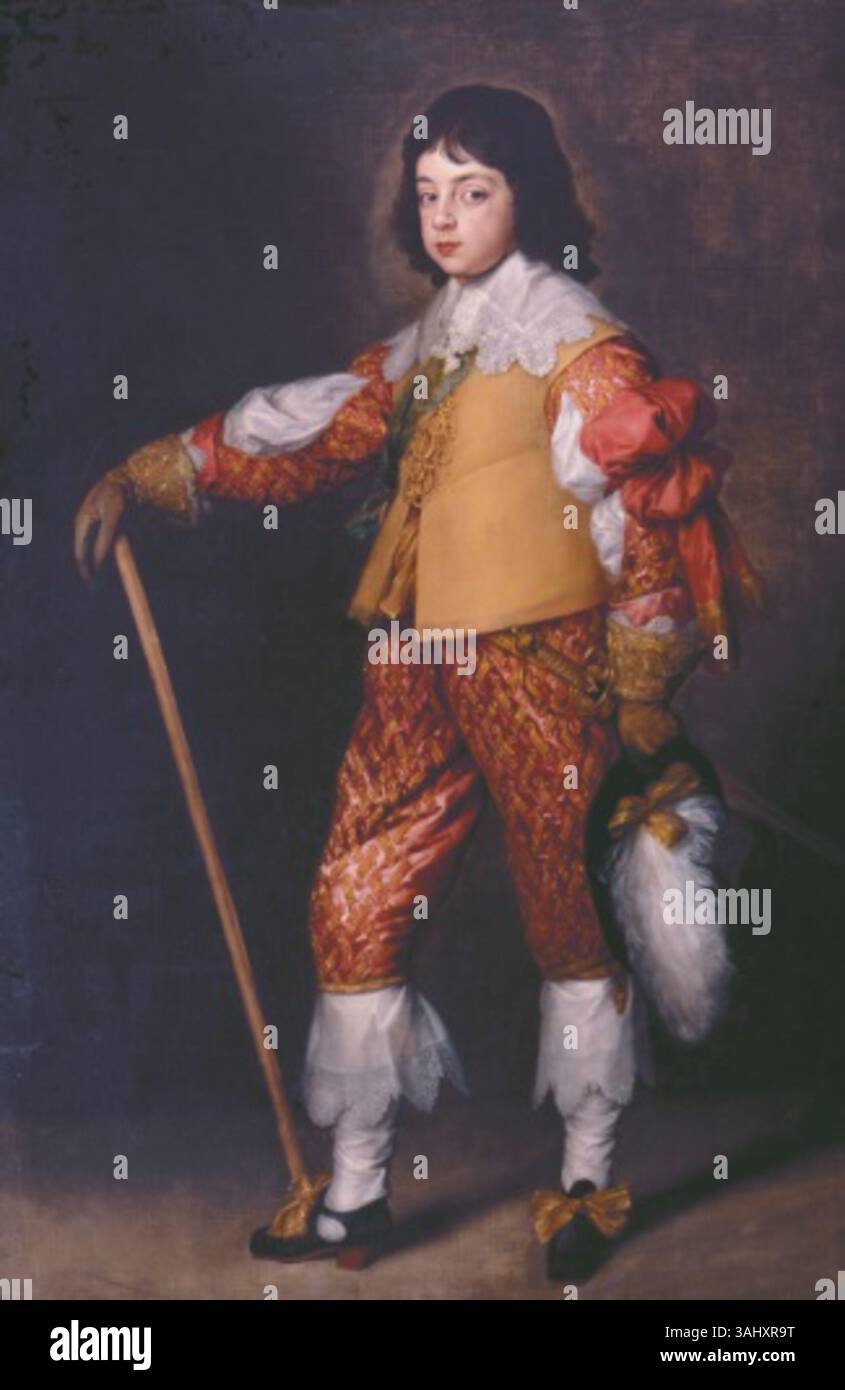 This circa 1638 portrait by Anthony van Dyck depicts Charles, Prince of ...