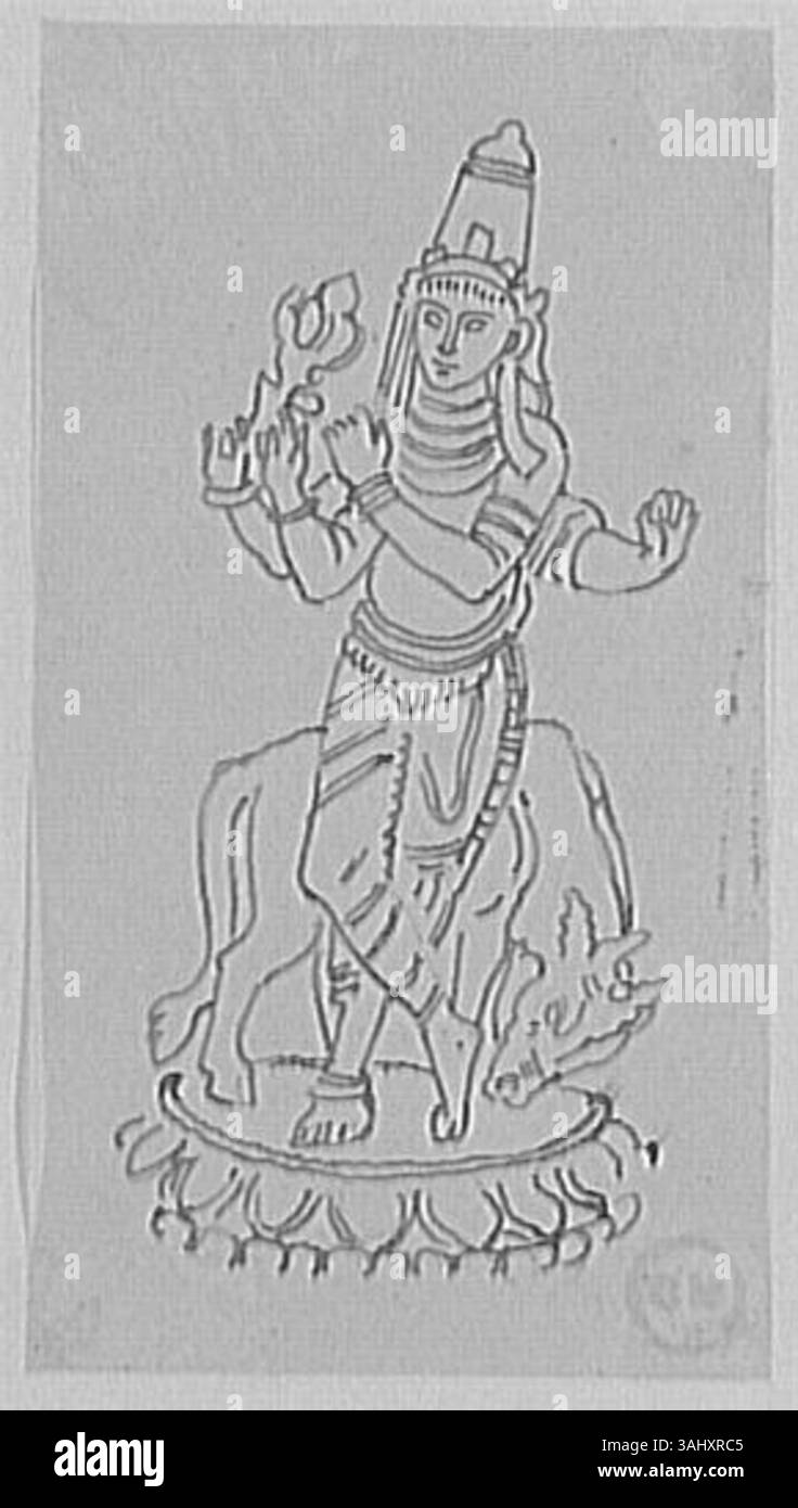 Moreau's 1850-1895 study of the Hindu goddess Krishna blends Eastern ...